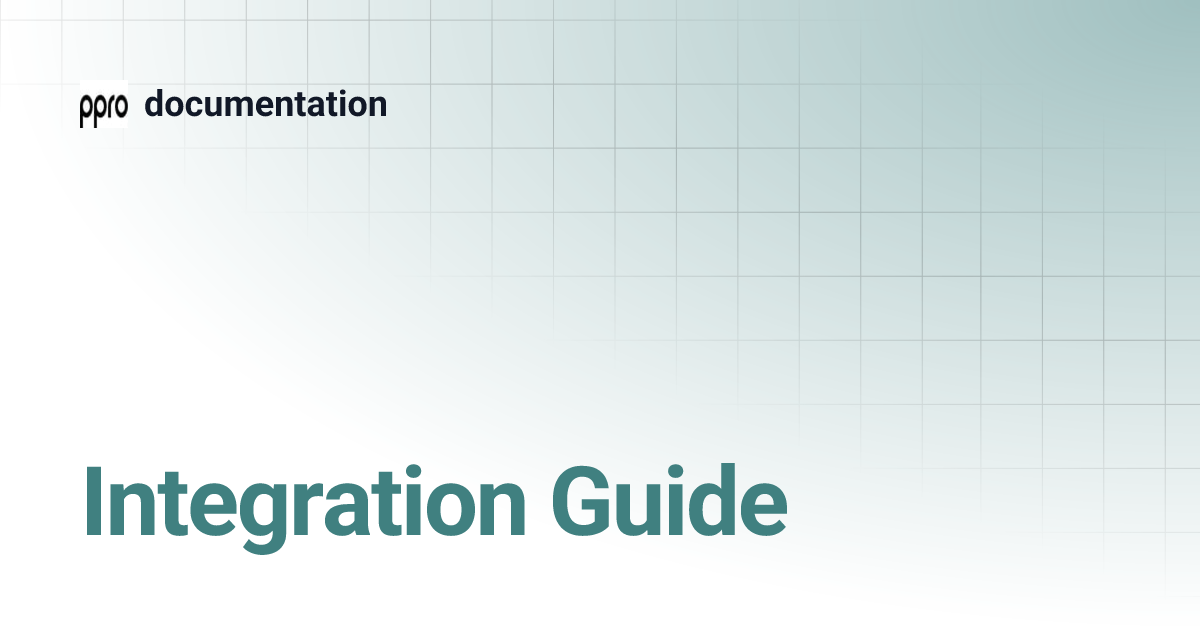 Integration Guide | documentation